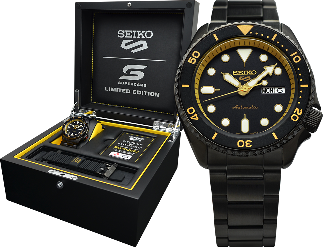 SEIKO 5 SUPERCARS LIMITED EDITION | Seiko Watch Corporation