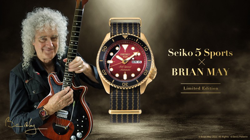5 Sports "Brian May Limited Edition" is now available. | SEIKO WATCHES