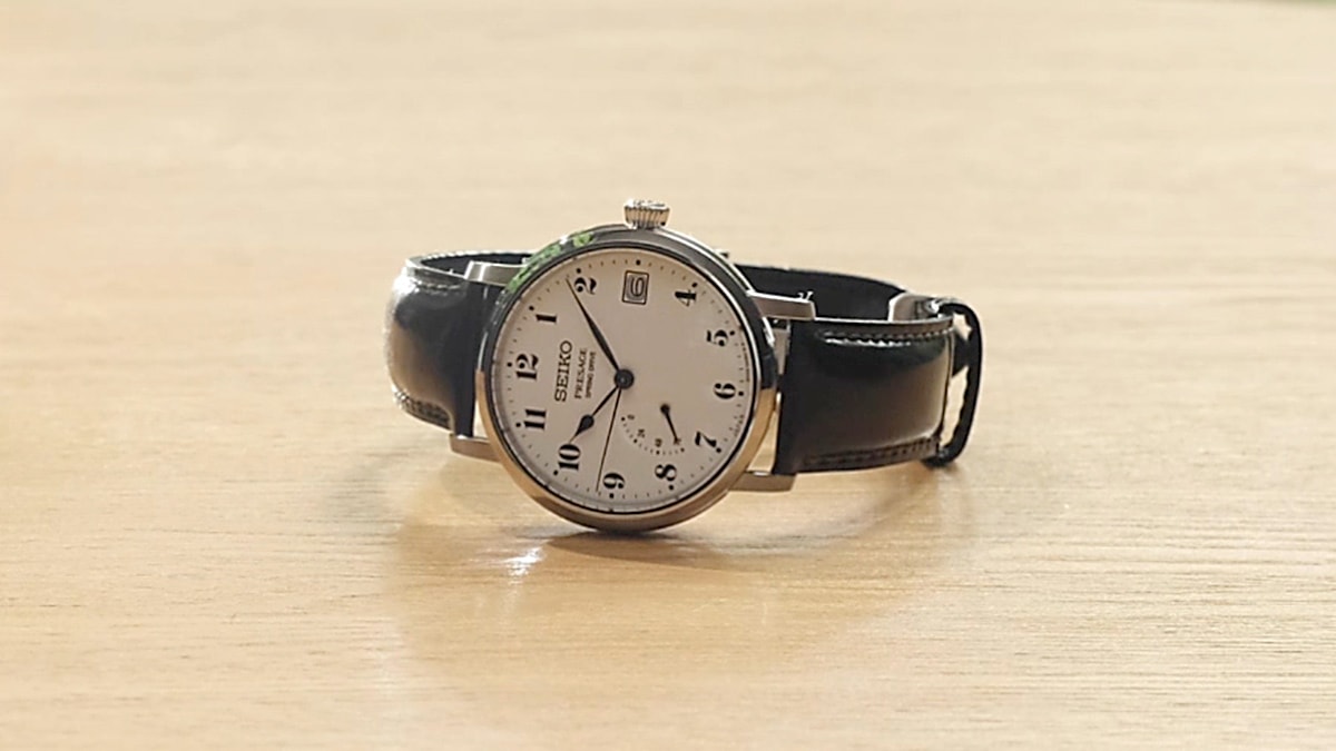 Enamel Dial Spring Drive | 日本設計先驅Riki Watanabe | Presage | Brands ...